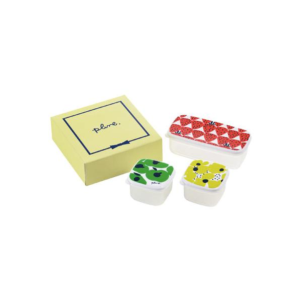 女性に好まれるフルーツ＆フラワー模様。蓋付だから冷蔵庫内でも積み重ねて保存しやすい容器。蓋を外せば本体は電子レンジにかけられます。本体は半透明で保存した内容が分かりやすく管理しやすいシール容器です。■ 商品内容正角130ml（6.8×6.8...