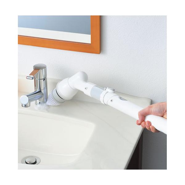 部品を付け替えて、高い所も低い所もお掃除できるスティックタイプのお掃除ブラシ！短くセットすればハンディタイプにもなります。３タイプのブラシをお掃除場所に合わせて使い分けられます。充電式のため使用時にコードが無く、移動しながらの作業も楽にでき...