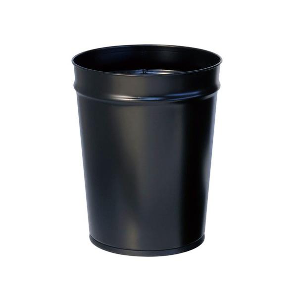 ゴミ箱らしい定番のカタチとベーシックなカラーリングリビングやオフィスでも通用する普遍的な美しさです。材質：本体/亜鉛メッキ鋼板(アクリル塗装) 底部/再生塩化ビニールカラー：ブラックメーカー品番：OTL-4直径×高さ(mm)：273（底φ2...
