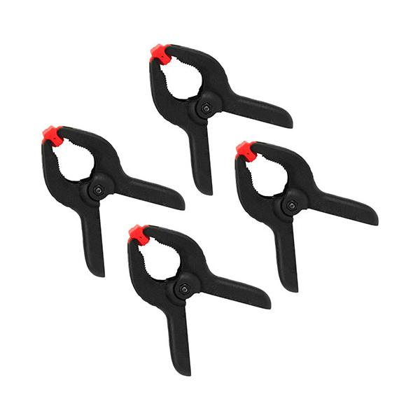 ホビーや小物木工作業などに最適です。【用途】接着作業での固定や模型などの組み立て等。【機能・特徴】スプリング式なのでワンタッチでつかめます。可動式パットで色々な形状にフィットします。【仕様】口の開き幅：25mm全長：85mm【材質】ナイロン...