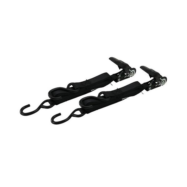 ラチェットバックル式でしっかりと確実な荷締作業ができます。■荷物運搬時、荷崩れ防止・転倒防止の結束・固定。■黒色ベルトのため目立たせたくないシーンにも最適です。■ハンドル操作時に手の当たりが優しいラバー素材付きハンドルを採用しています。【仕...