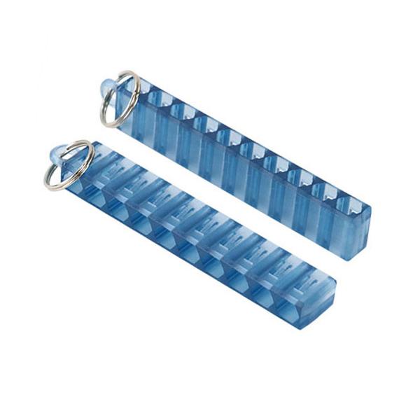 ビット10本が収納可能なホルダーです。■ビットやインパクトドライバーのアクセサリーの収納。■ビットの溝部分でホールドするのできれいに収納できます。■リング付きで自由にカスタマイズできます。■2個セットになります。【仕様】収納可能本数：10本...