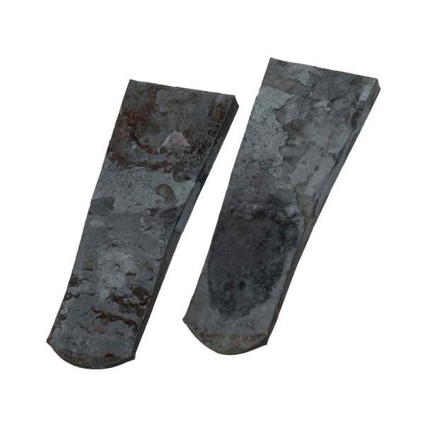 柄の抜けをふさぐ鉄製クサビです。【用途】交換用クサビ。【機能】鍬や片手鍬など農工具の抜け防止、ガタつき防止に使用します。抜け防止面が木柄に接するように打ち込んでください。【仕様】サイズ：特大サイズ(約)：厚6×幅25.5×長さ70mm2個組...