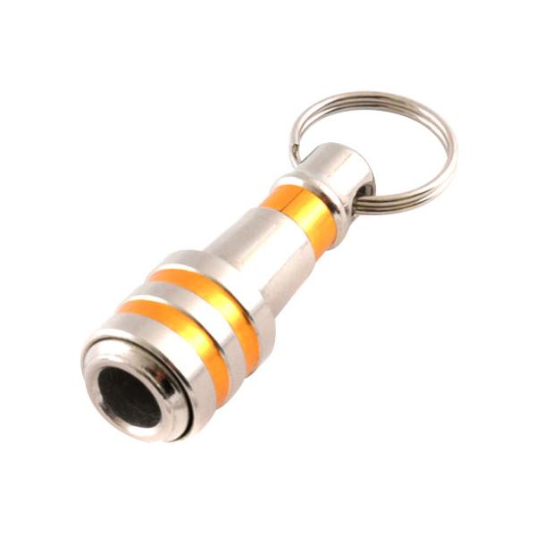 がっちり長持ちホールドします。■先端工具、キー等の落下防止。■安心のオールスチール製です。■スライド脱着で取替が簡単です。【仕様】サイズ：幅17×高さ50×奥行き20mm重量：18gカラー：イエロー6.35mm軸対応材質：本体：スチール【注...