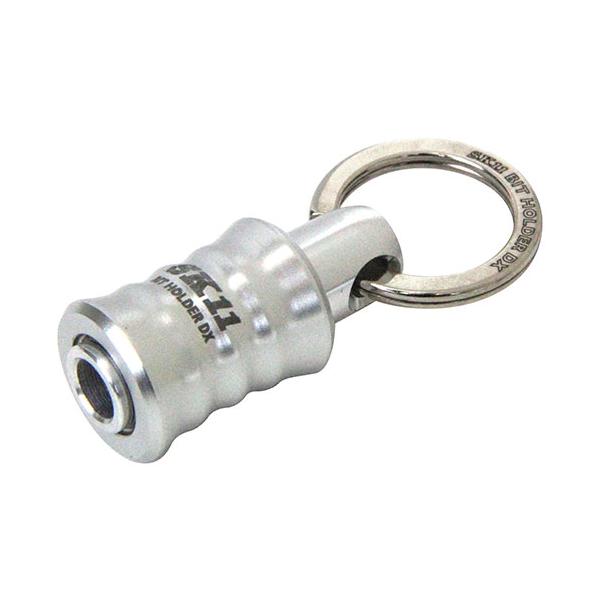 差し込むだけでオートロック、鮮やかなアルマイトカラーで腰廻りを鮮やかに彩ります。■ビット・ソケットの携帯。■アルミ製で軽量です。■片手で抜き差しがスムーズに行えます。【仕様】サイズ：幅20×高さ65×奥行き20mm重量：24gビット軸：6....