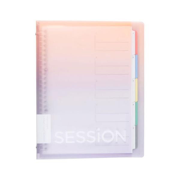 「2倍のインデックスで、勉強効率UP！」カラーバインダー「SESSiON(セッション)バインダー」■鉛筆で書けるインデックスを採用■多くの科目をスッキリ仕分けられる2倍の「Wインデックス」■やわらかいカラーリングのインデックス■大事なポイン...