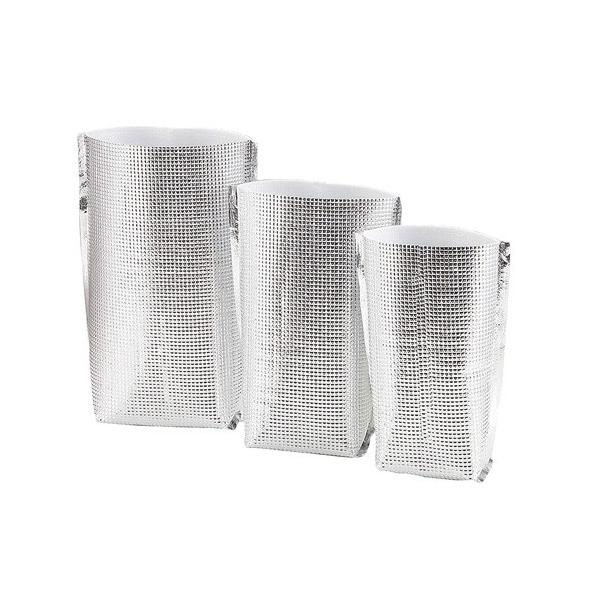 セット内容：Lサイズ  265×370×100mm Mサイズ 230×325×90mm Sサイズ  200×285×80mm3サイズセット材質：ポリエチレンフォーム(アルミ蒸着シート)生産地：中国