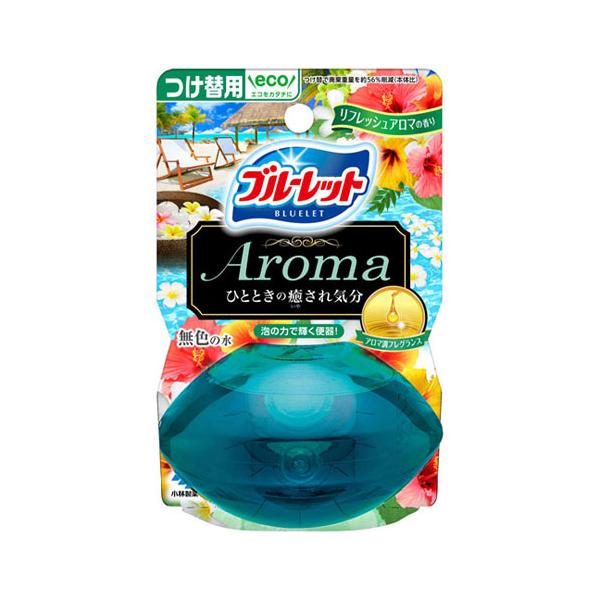 ひとときの癒され気分アロマ調フレグランス！■アロマ調フレグランスを採用、香りがトイレ空間に漂います。■洗浄・防汚成分を配合。流すたびに便器表面をコートし、汚れの付着を抑えます。■泡立ちながら、汚れを洗い流します。■標準的に約3〜5週間使用で...