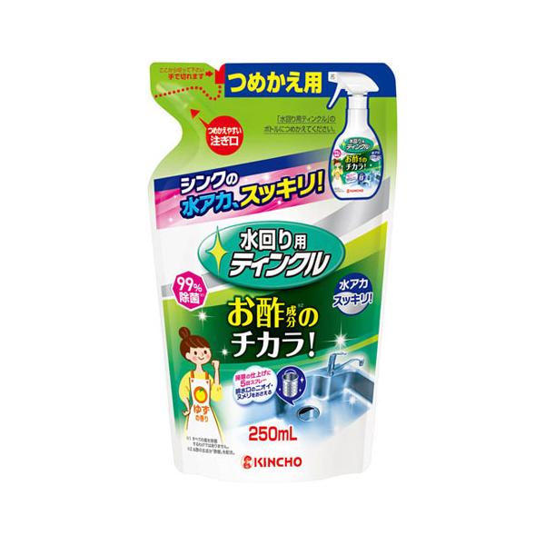 シンク・洗面台がピカピカに！■お酢成分のチカラ！シンクの水アカ汚れに効果的です。(蓄積した頑固な汚れは取り除けない場合があります。使用上の注意をご参照ください。)■酢酸(水回りに発生する汚れを分解)＋フマル酸(水アカ洗浄力アップ成分)のWの...