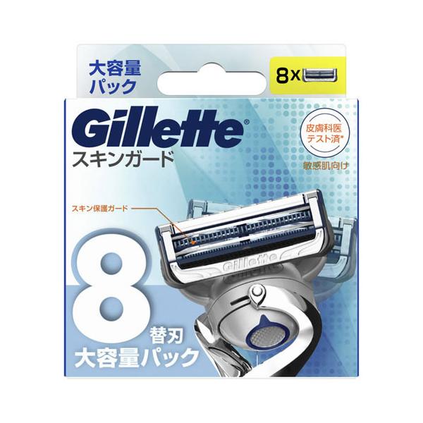 New！ 世界売上No.1ジレット                       ●すべてのプログライド、フュージョン、スキンガードシリーズのホルダーで使用できます。●W潤滑ジェルスムーサー…刃があたる前にコーティングして、肌を守る。●ジレッ...