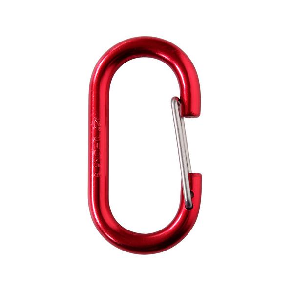 アルミ合金製Cリンク連結用金具【注意】人を吊り下げないでください。損傷したり変形したものは使用しないで下さい。【仕様】許容荷重(kgf)：6【色】赤【サイズ】サイズ(mm)：6×32×62ITO SEISAKUSHO / いとうせいさくしょ
