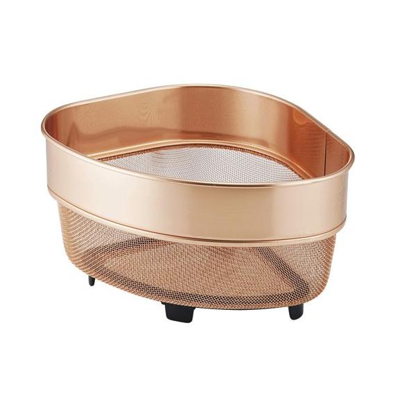 銅イオンの働きで、殺菌力抜群！ヌメリ、目づまりをシャットアウト！悪臭もなく衛生的！■ サイズ約 150×210×125mm■ 重量約195g■ 材質本体 / 純銅、足部 / ABS樹脂■ 原産地日本金伊工業 / カネイコウギヨウ / かねい