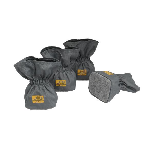 床面の汚れ、キズ防止に！●汚れが目立たないグレー色●底厚3mm床をしっかりガード！●底にフェルト素材使用床に滑り止めのゴムの跡などが付きにくい、柔らかい素材を使用サイズ：H130×W85×D75mm質量：1個27g素材：[本体]600デニー...