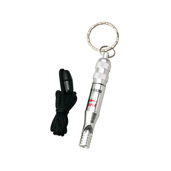 緊急時に居場所を伝えるだけでなく、必要事項を伝えたり身元確認にも使えます。■商品サイズ10×76mm■商品重量10g■材質本体/アルミ・ポリプロピレン■仕様ストラップ付■原産国中国ナカガワ / なかがわ