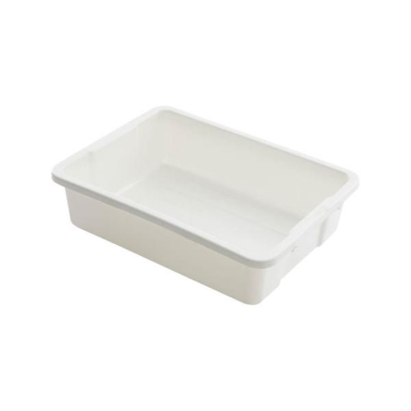 ■食器類の後かたづけ運搬、洗浄、保管等に便利です。■持手が付いているので持ち運びが楽です。■カバーの併用で積み重ねができ保管や運搬にも便利です。【仕様】幅×奥行×高さ(mm)：500(450)×375(330)×130(127)カラー：ホワ...