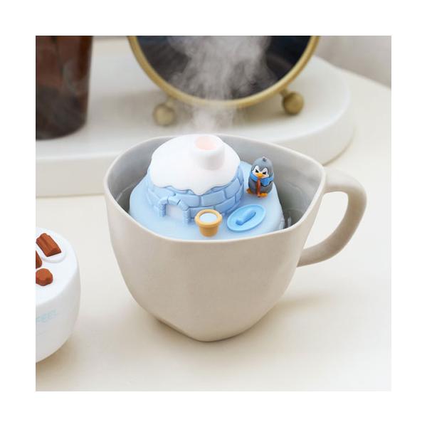 BLUEFEEL 「DoongDoong浮かべるミニ加湿器」は、コップに浮かべて簡単に加湿ができるコードレス加湿器です。タンクレス設計のため、コップの水で加湿するので、お手入れも簡単で衛生的です。かわいいペンギンデザインで、癒しと快適な空間...