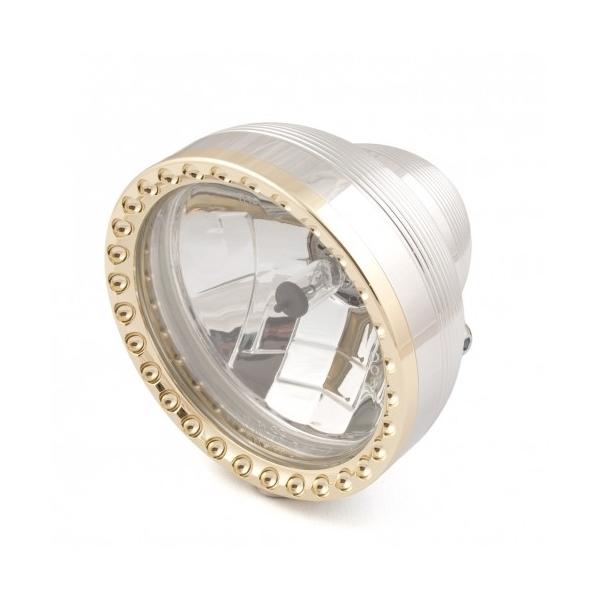 ※詳細な出荷時期はご注文後にメールでご案内します。■適合車種　   　　備考: ALL■商品番号11-203■商品概要素材：アルミビレット／ポリッシュ／銅メッキリング取り付けネジピッチサイズ：3／8UNC【付属】・ヘッドライトレンズ(H4)...