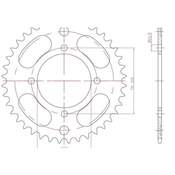 ※詳細な出荷時期はご注文後にメールでご案内します。■適合車種250 Venox 04-09　250 Venox 04-09   　　備考: フロント純正丁数：14 チェーンサイズ：520■商品番号50-32154-14■商品概要【丁数】14...