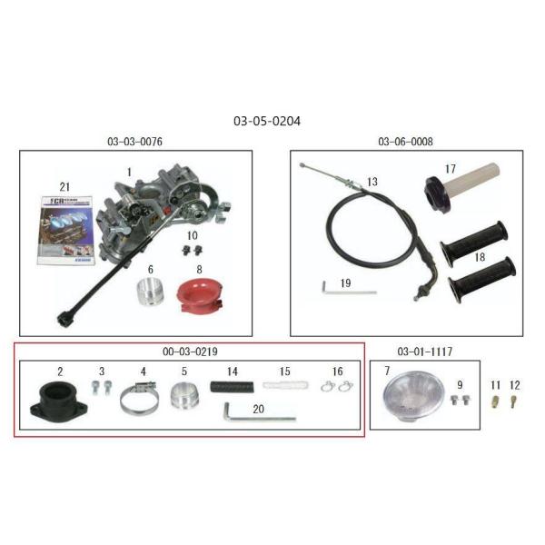 ※詳細な出荷時期はご注文後にメールでご案内します。■適合車種KSR110　KSR110   　　備考: スーパーヘッド4V+R専用■商品番号00-03-0219■JANコード4514162180938■商品概要【画像内番号】2.3.4.5....