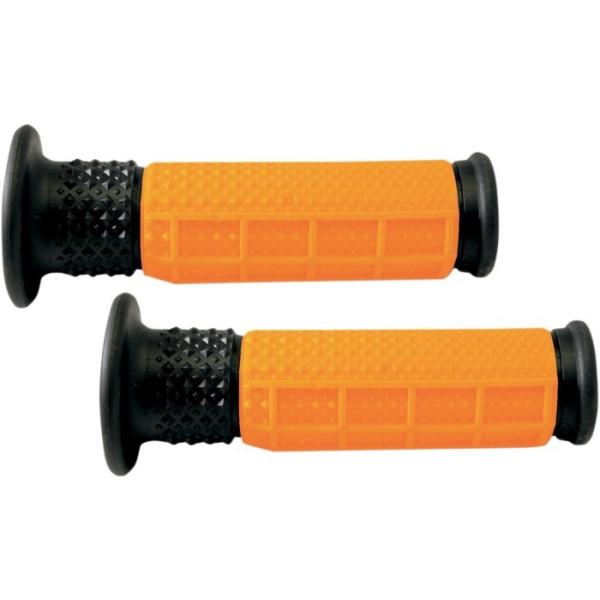 ※詳細な出荷時期はご注文後にメールでご案内します。■商品番号ATVW15■商品概要カラー：オレンジコンパウンド：ソフトグリップ長さ：4 1／2”内径：7／8”U.S.A.製：○素材：ラバーパッケージング：ペア専用設計：-スタイル：ハーフワッ...