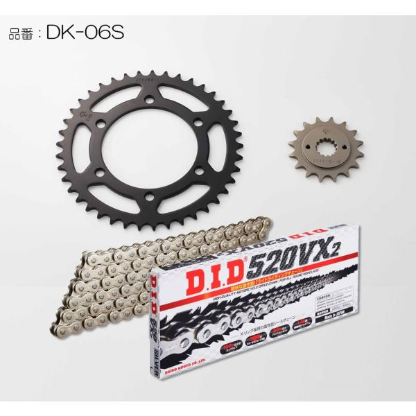 ※詳細な出荷時期はご注文後にメールでご案内します。■適合車種ゼファー400　ゼファー400 年式: 89-95  ■商品番号DK-06S■JANコード4525516909112■商品概要チェーンサイズ：520チェーンシリーズ：VXリンク数：...