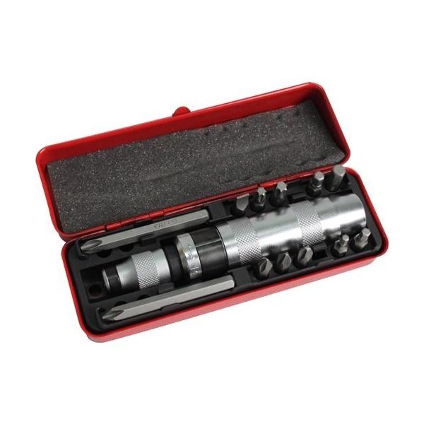 ※詳細な出荷時期はご注文後にメールでご案内します。■商品番号TOOL527■JANコード4562338957365■商品概要単位：1セット(14PS)生産国：台湾【セット商品／付属品】プラスビットNO．1／2／3マイナスビット8mmトルクス...