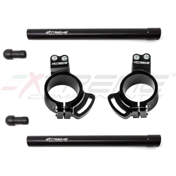 ※詳細な出荷時期はご注文後にメールでご案内します。■商品番号SEMI 50 A■商品概要Semimanubri avanzati offset 40mm con attacco piastra di sterzo - Diametro 50...