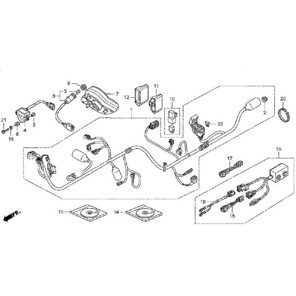 ※詳細な出荷時期はご注文後にメールでご案内します。■適合車種CBR250Rレースベース車　CBR250Rレースベース車 年式: 14  　　備考: K33■商品番号38770-K33-R51■商品概要画像番号：11