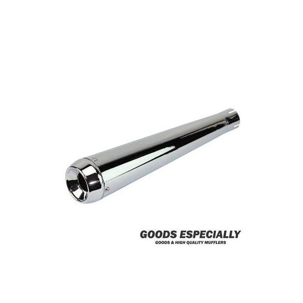 ※詳細な出荷時期はご注文後にメールでご案内します。■適合車種　   　　備考: 汎用■商品番号G4-00192■商品概要【サイズ】・長さ：約446mm・最大径：約Φ95mm・差し込み径：Φ45.3mm【素材／材質】・スチール製・クロームメッ...