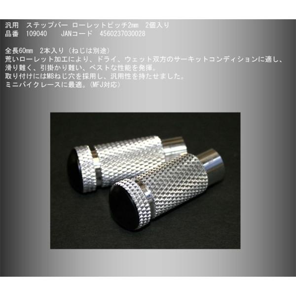 ※詳細な出荷時期はご注文後にメールでご案内します。■適合車種　   　　備考: 汎用■商品番号109040■JANコード4560237030028■商品概要全長：60mmローレットピッチ2mm