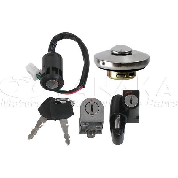 ※詳細な出荷時期はご注文後にメールでご案内します。■適合車種　   　　備考: 田中商会燃料タンク(一部)モンキー　モンキー   ■商品番号ca0041■商品概要【セット内容】・メインスイッチ・メインキー×2・タンクキャップ・ハンドルロック...