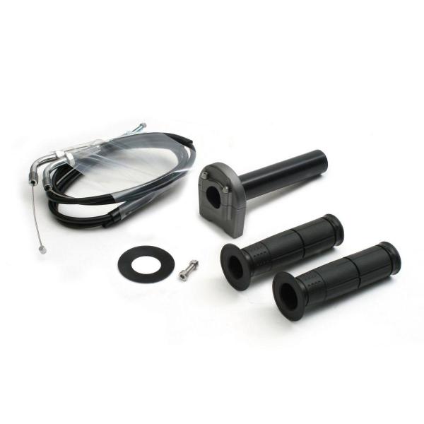 ※詳細な出荷時期はご注文後にメールでご案内します。■適合車種　   　　備考: 汎用■商品番号1063323■JANコード4538792579603■商品概要【素材／材質】・スロットルホルダーカラー：ガンメタ・ワイヤー金具：金メッキ【キット...