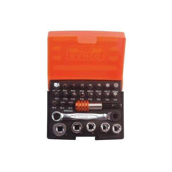 ※詳細な出荷時期はご注文後にメールでご案内します。■商品番号2058/S26■商品概要【セット内容】1/4ソケット (六角) 6・7・8・10・13mm1/4コンビネーションラチェットビットアダプター1/4ビットPH1・2・31/4ビットH...