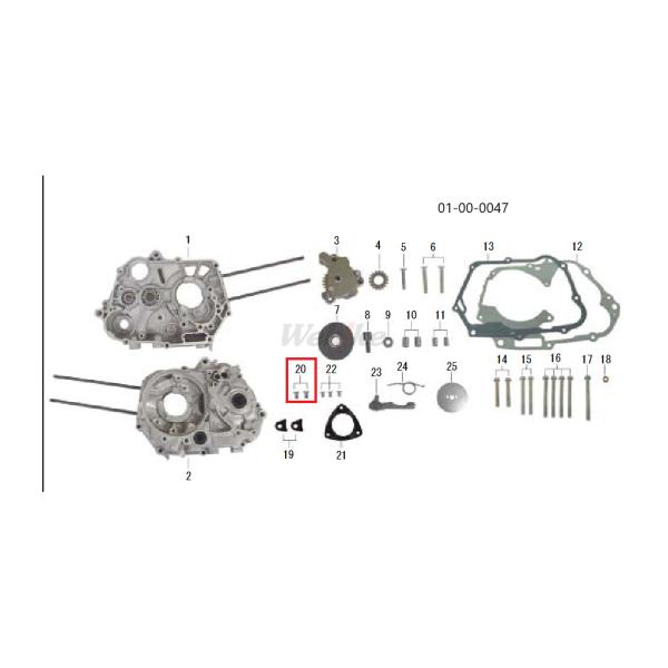 ※詳細な出荷時期はご注文後にメールでご案内します。■商品番号00-00-0384■JANコード4514162181942■商品概要【画像内番号】サイズ：M6×12入数：2個対象商品品番：01-00-0047／04-02-0262／04-02...