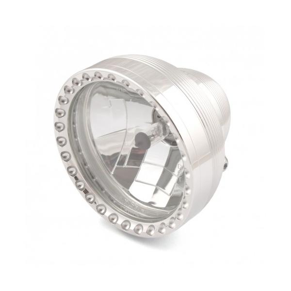 ※詳細な出荷時期はご注文後にメールでご案内します。■適合車種　   　　備考: ALL■商品番号11-201■商品概要素材：アルミビレット／ポリッシュ／ポリッシュリング取り付けネジピッチサイズ：3／8UNC【付属】・ヘッドライトレンズ(H4...