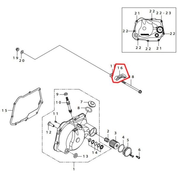 ※詳細な出荷時期はご注文後にメールでご案内します。■商品番号00-02-0108■JANコード4514162459249■商品概要【画像内番号】16【旧品番】22838-181-T00対象商品品番：02-01-0007 etc.入数：1