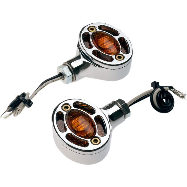 ※詳細な出荷時期はご注文後にメールでご案内します。■商品番号05-250-AC■商品概要BULB COLOR：AmberBULB STYLE：LEDDIMENSION：1.9” x 1.787” x .868” ThickFINISH：Ch...