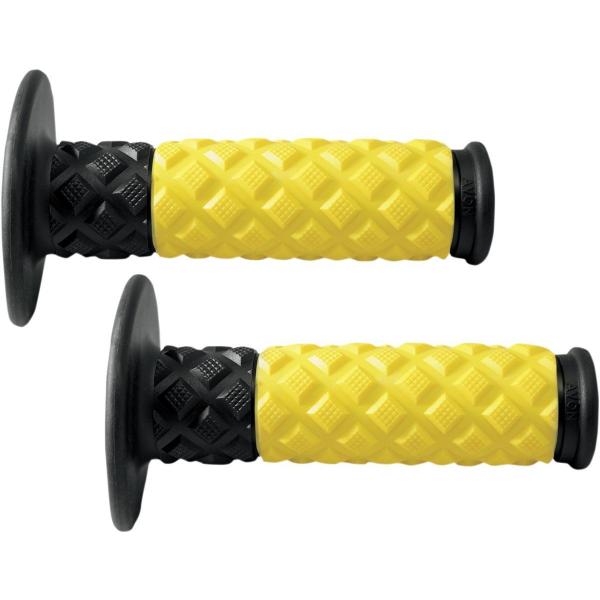 ※詳細な出荷時期はご注文後にメールでご案内します。■商品番号MXD10■商品概要カラー：イエローコンパウンド：ソフトグリップ長さ：4 1／2”内径：7／8”U.S.A.製：○素材：ラバーモデル：MXパッケージング：ペア専用設計：-スタイル：...