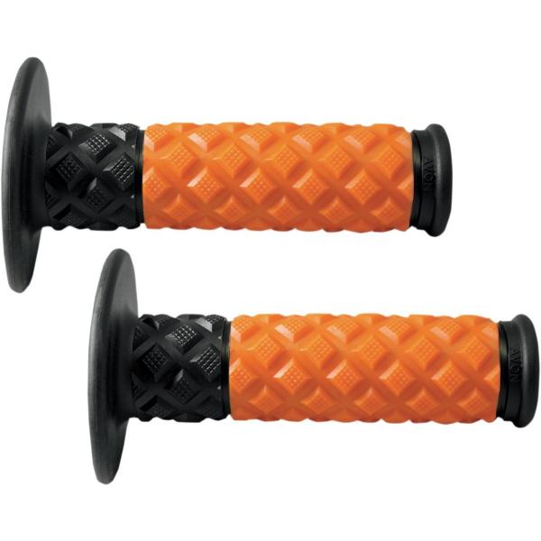 ※詳細な出荷時期はご注文後にメールでご案内します。■商品番号MXD15■商品概要カラー：オレンジコンパウンド：ソフトグリップ長さ：4 1／2”内径：7／8”U.S.A.製：○素材：ラバーモデル：MXパッケージング：ペア専用設計：-スタイル：...