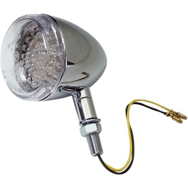 ※詳細な出荷時期はご注文後にメールでご案内します。■商品番号26-5313■商品概要バルブカラー：ホワイトバルブスタイル：LED認証：DOT仕上げ：クローム機能：ウィンカーレンズ カラー：クリアU.S.A.製：-素材：アルミモデル：ウインカ...