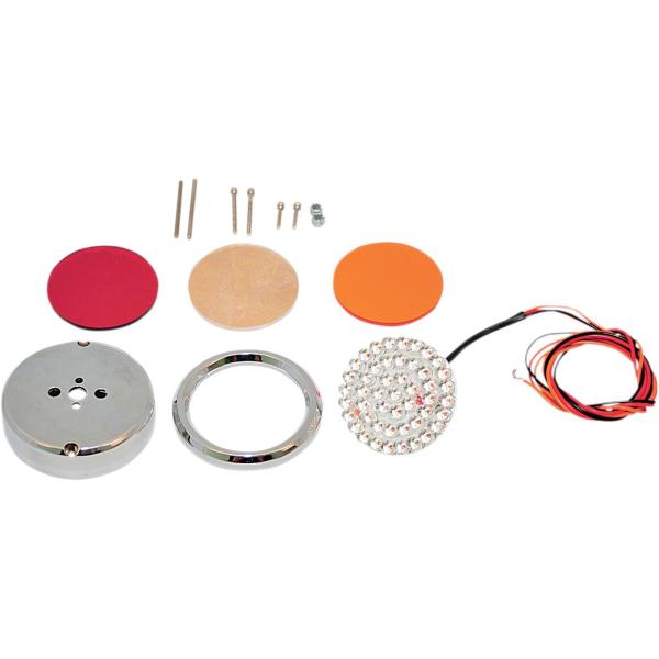 ※詳細な出荷時期はご注文後にメールでご案内します。■商品番号LEDCIRCLE225AMB■商品概要バルブカラー：アムバーバルブスタイル：LEDカラー：ナチュラル仕上げ：クローム機能：シングルレンズ：アムバー，クリア，レッドライト：○U.S...