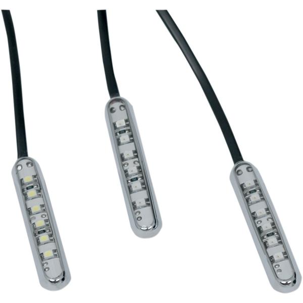 ※詳細な出荷時期はご注文後にメールでご案内します。■商品番号MS6WHITEC■商品概要バルブカラー：ホワイトバルブスタイル：LEDカラー：ナチュラル寸法：2.3”L x .45”W x .2”H仕上げ：クローム機能：シングルレンズ：アムバ...