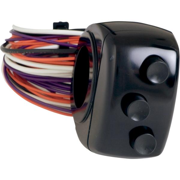 ※詳細な出荷時期はご注文後にメールでご案内します。■商品番号201-3803■商品概要クランプダイアメター：1”カラー：ブラック仕上げ：アルマイト機能：スタート，ストップ，ウインカU.S.A製：○素材：アルミボタン数：3パッケージング：1個...