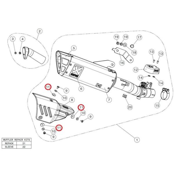 ※詳細な出荷時期はご注文後にメールでご案内します。■適合車種G310GS　G310GS 年式: 19  　　備考: 【必要数】3G310R　G310R 年式: 19  　　備考: 【必要数】3CBR1000RR　CBR1000RR 年式: ...