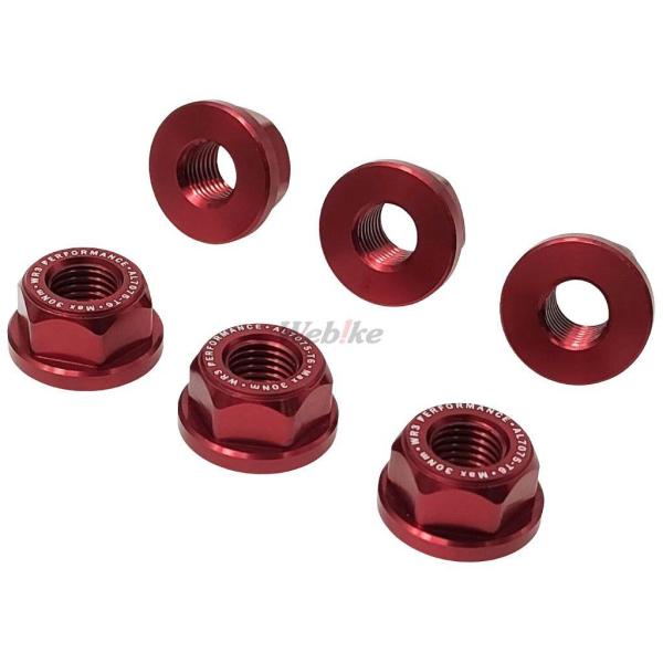 ※詳細な出荷時期はご注文後にメールでご案内します。■商品番号WR3-Sprocket-Nut-Universal-M10-RD■商品概要材質：7075-T6アルミ入数：6個.サイズ：M10×P1.25