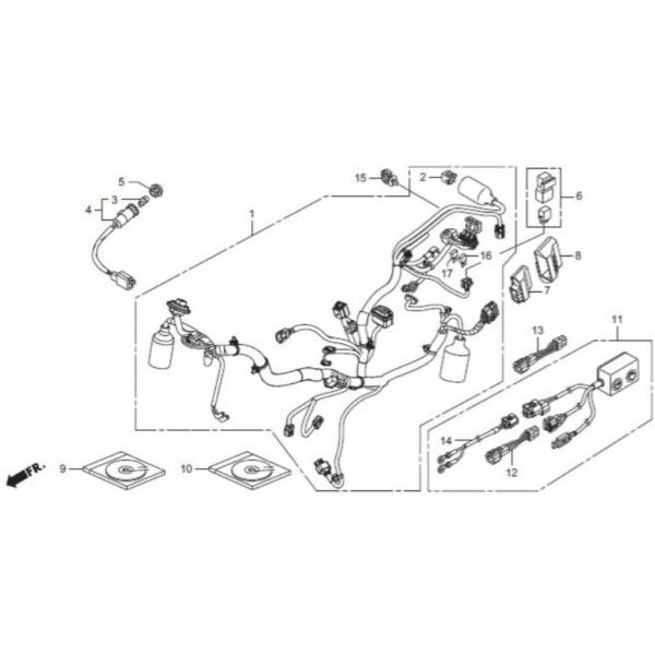 ※詳細な出荷時期はご注文後にメールでご案内します。■適合車種GROM　GROM   ■商品番号38770-K26-R01■商品概要画像番号：7