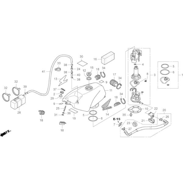 ※詳細な出荷時期はご注文後にメールでご案内します。■適合車種NSF250R　NSF250R   ■商品番号17528-NF4-000■商品概要画像番号：18
