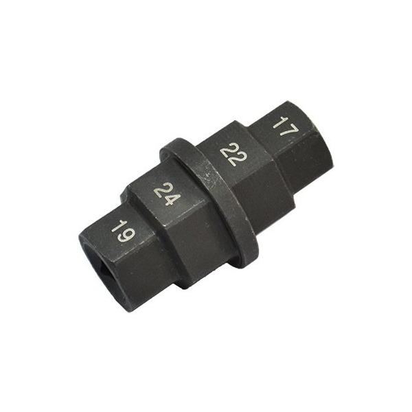 ※詳細な出荷時期はご注文後にメールでご案内します。■商品番号YK022■JANコード4547544051915■商品概要【サイズ】差込角9.5sq(3／8”)対応サイズ：17、19、22、24mm【素材】クロムモリブデン