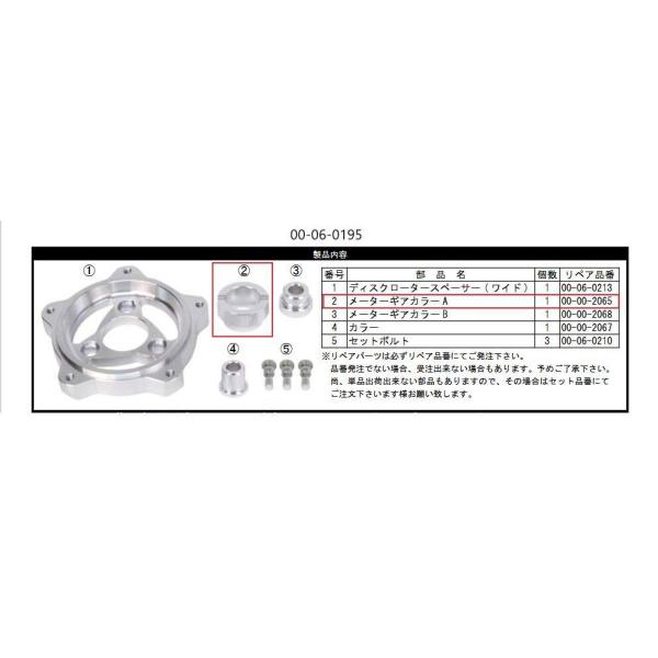 ※詳細な出荷時期はご注文後にメールでご案内します。■商品番号00-00-2065■JANコード4514162268919■商品概要【画像内番号】2入数：1対象商品品番：00-06-0195