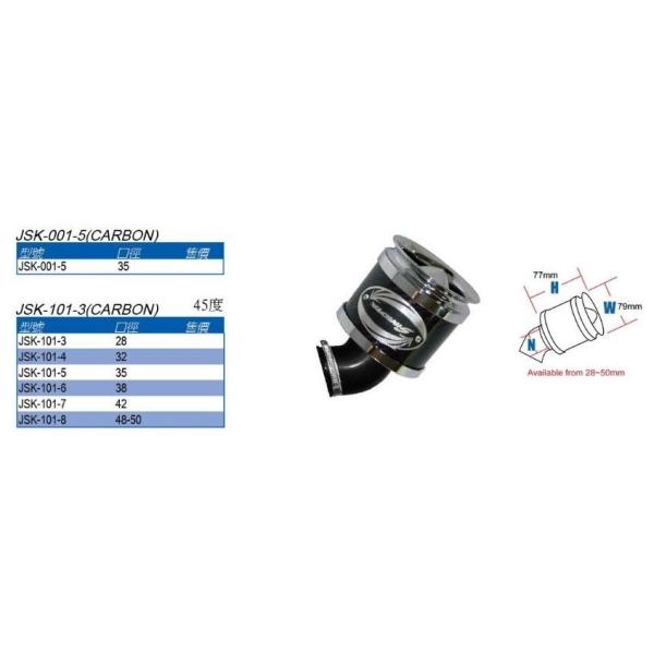 ※スマホの場合は商品情報を全て表示後【在庫確認ボタン】を押してください■商品番号JSK-101-8■商品概要・High-flow intake air filter.・Carbon fiber material with excellent...